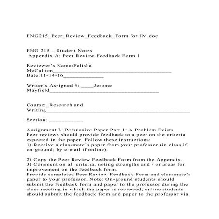 ENG215_Peer_Review_Feedback_Form for JM.docENG 215 – Stude.docx