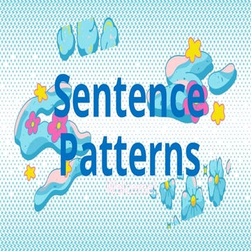 7 common Sentence-Patterns of English Language | PPT
