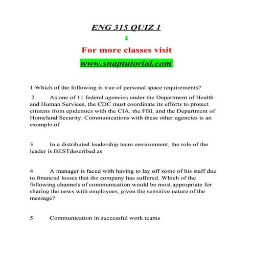 ENG 315 Technology levels--snaptutorial.com