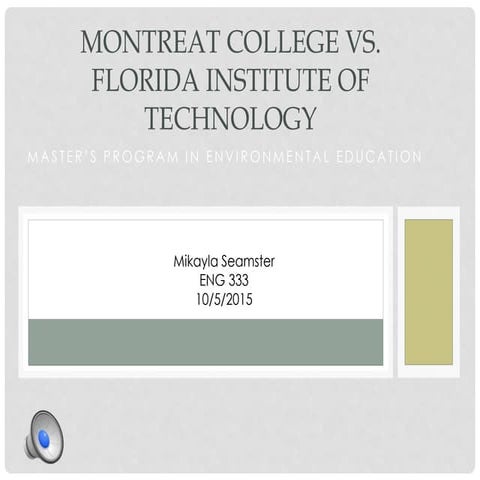 Eng333 seamster assignment 3a | PPTX | College Planning | College Education