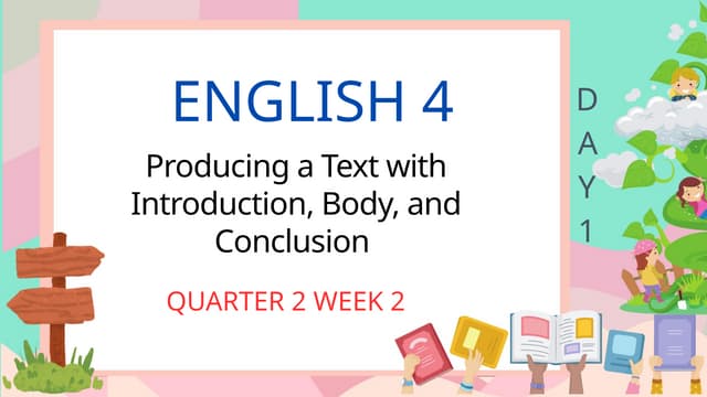 ENGLISH 6 PPT Q3 W1 - Text-types according to Purpose and Language ...
