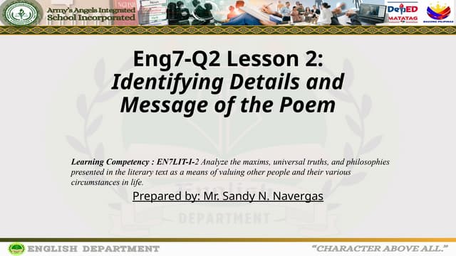 Eng7-Q2-Lesson 1-Maxims, Universal Truths, and Philosophies.pptx