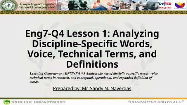 Lesson 3 (Diction, Tone, and Style) | PDF
