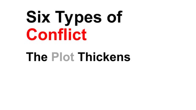 4 types of conflict | PPTX