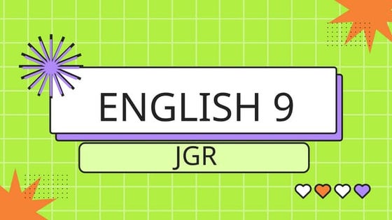 English-9-Q1-Module-1.pdf | Educational Assessment | Education