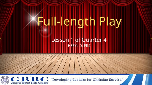 Exploring Different Staging Modalities Vis-À-Vis Envisioning the Script ...