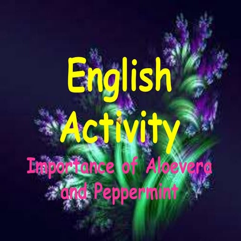 Eng activity | PPT