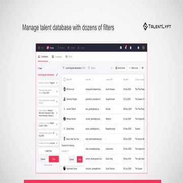TalentLyft: Talent CRM | PPTX
