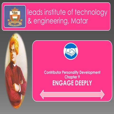 Engage deeply chapter 9 cpdp | PPTX