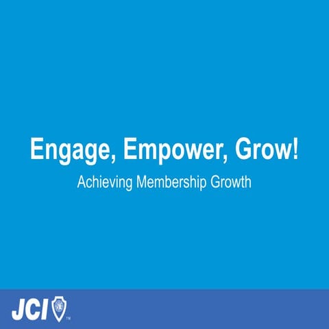 Engage, Empower, Grow! | PPTX