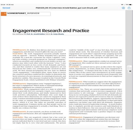 Engagement interview~ personal_quarterly2020 | PDF