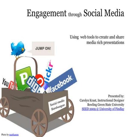 Engagement Through Social Media | PPT