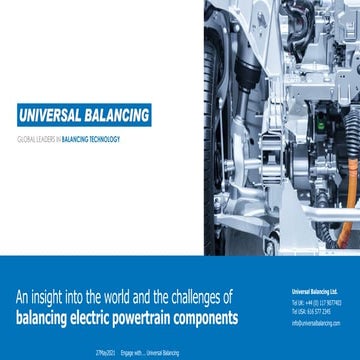 Engage with...Universal Balancing | PDF | Business | Business and Finance