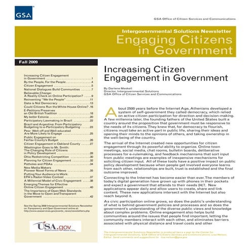 Engaging citizens in Government | PDF