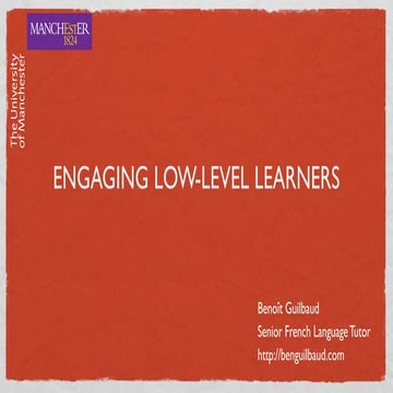 Engaging low level learners | PDF | Education