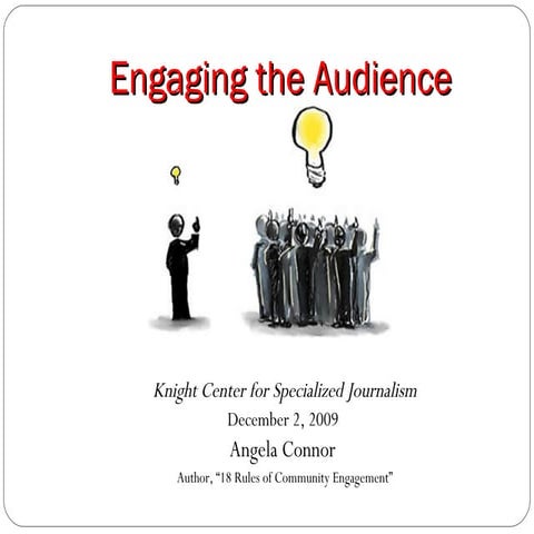 Engaging The Audience | PPT