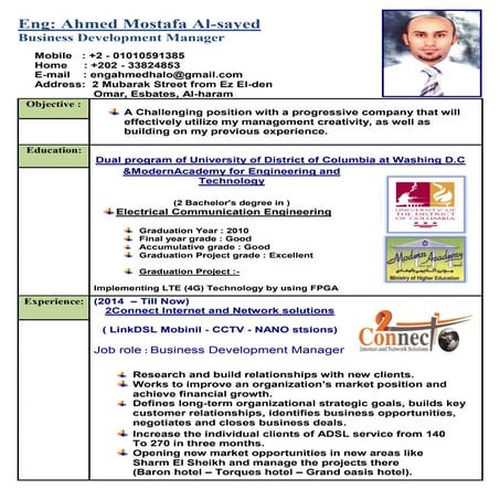 Eng Ahmed cv | PDF