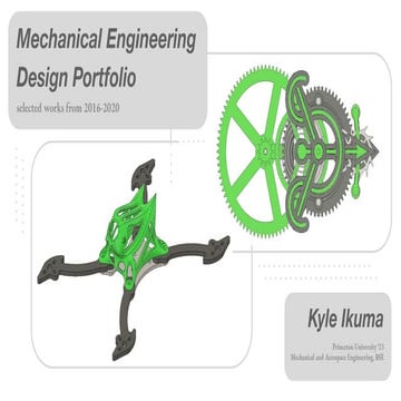 Enginieering Design Portfolio F2020 | PPT