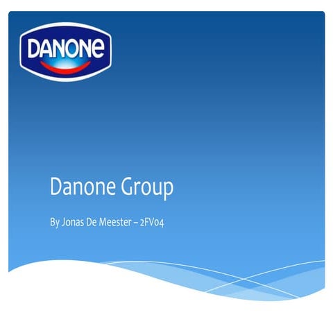 Financial Analysis of Danone 2012 | PPTX