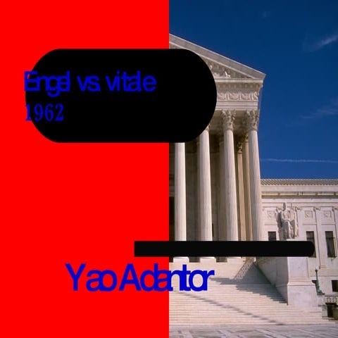 Engel Vs Vitale | PPT