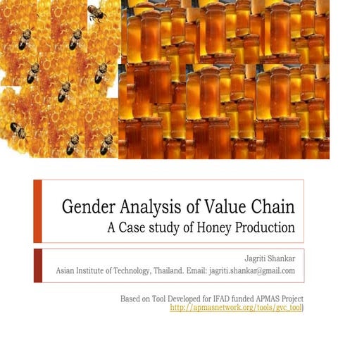 Gender Analysis of Value Chain | PDF