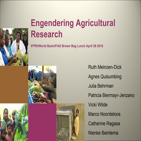 Women in Agriculture | PPTX