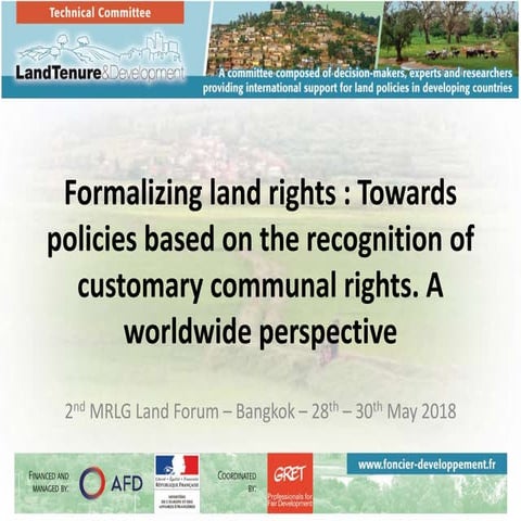Eng formalising land rights presentation v3 | PPTX