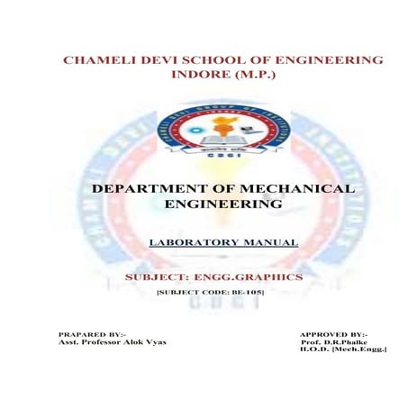 Engg. drawing lab manual | PDF