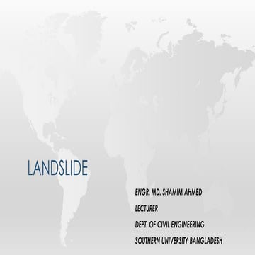 Landslide_Engineering Geology & Geomorphology | PDF