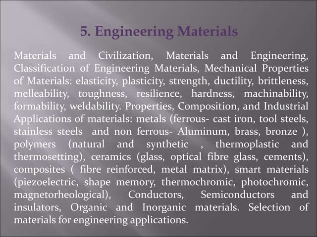 Properties of engineering materials | PDF