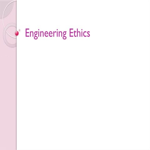 Engineering Ethics Presentation Introduction | PPTX