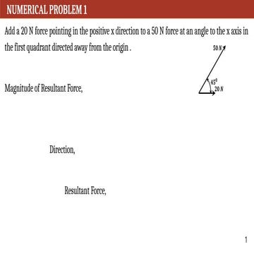 Engg Mechanics Problems.pptx Numerical Problems | PPTX