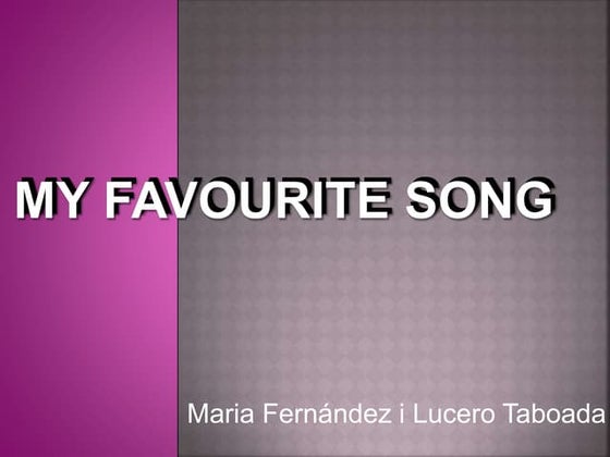 Poster "My Favorite Singer" | PPTX | R&B/Soul/Funk | Music