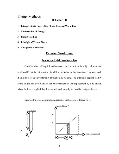 Lecture 5 castigliono's theorem | PDF