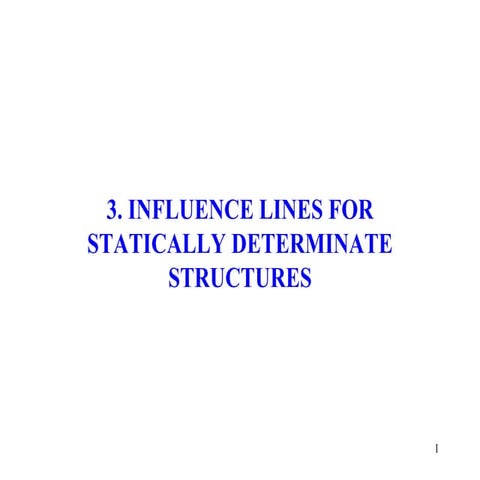 6-Influence lines for statically Determinate structures.pdf