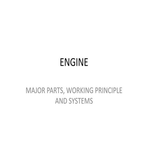 ENGINE.pptx | Auto Parts | Automotive