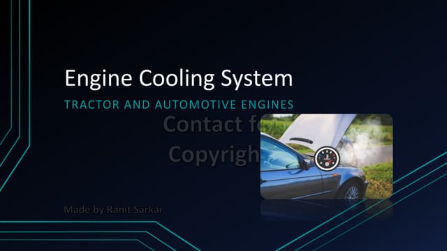 Engine Cooling system | PPTX
