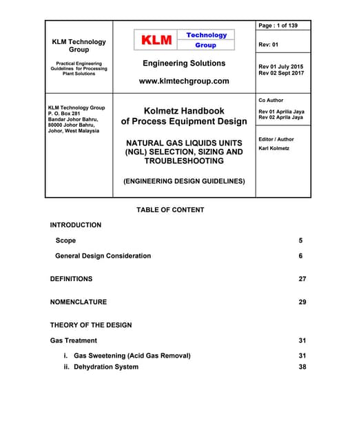ENGINEERING-DESIGN-GUIDELINES-natural-gas-sweeting-Rev1.1web.pdf | Chemistry | Science