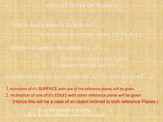 Engineering Graphics_Problems on Plane Surface | PDF