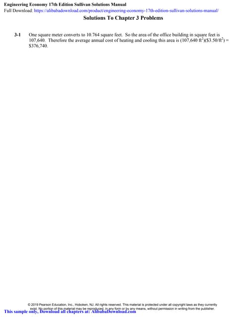 Engineering economics formula sheet | PDF