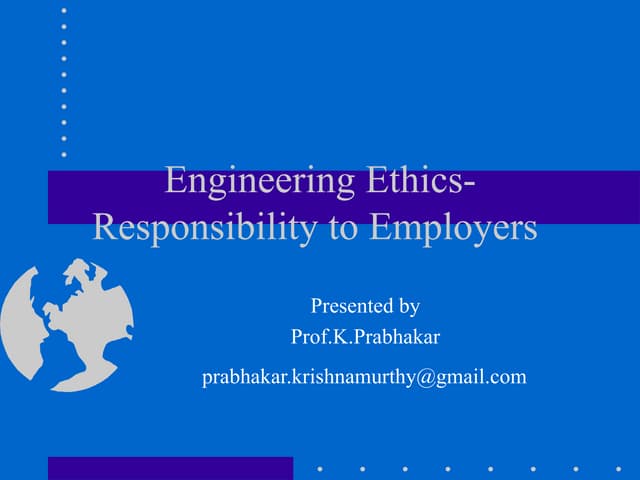 Engineering ethics | PPTX