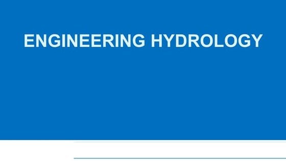 Hydrology ( computation of average rainfall ) | PPT | Weather | Science