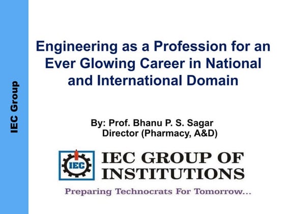 Engineering Intro slideshow for high school | PPT