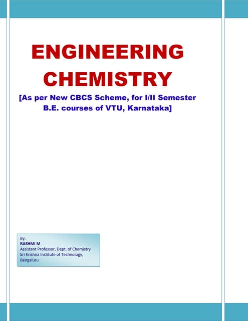 ENGINEERING CHEMISTRY: Module 2-corrosion & its control - metal finishing | PDF