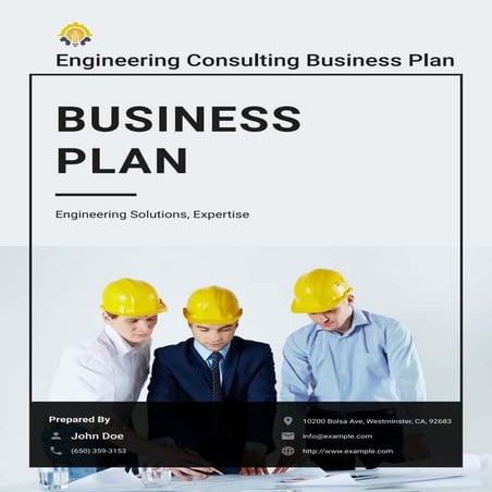 engineering consulting business plan example | PDF