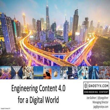 LavaCon 2017 - Engineering Content 4.0 for a Digital World | PPT