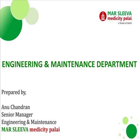 About engineering department and its installations | PPT