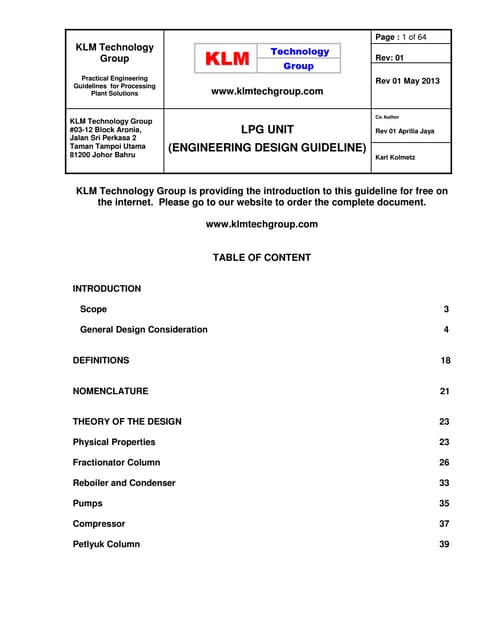 ENGINEERING-DESIGN-GUIDELINES-natural-gas-sweeting-Rev1.1web.pdf | Chemistry | Science