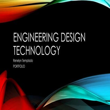 Engineering design technology portfolio | PPTX