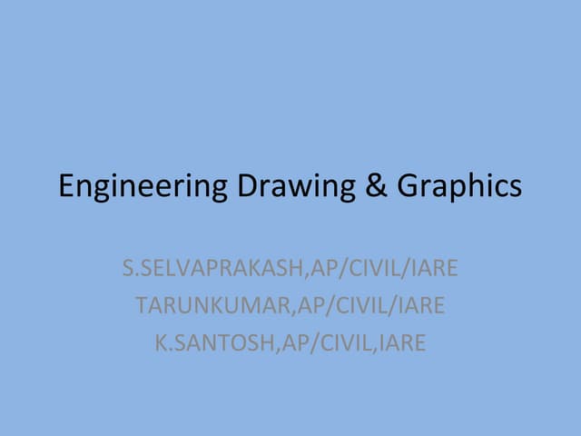 Engineering curves I- Ellipse | PDF